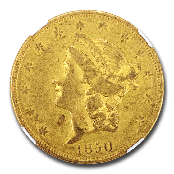 Buy 1850-O $20 Liberty Gold Double Eagle XF-45 NGC CAC | APMEX