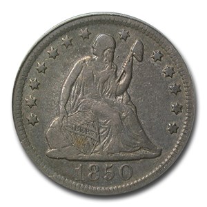 Buy 1850-O Liberty Seated Quarter VF-20 PCGS | APMEX