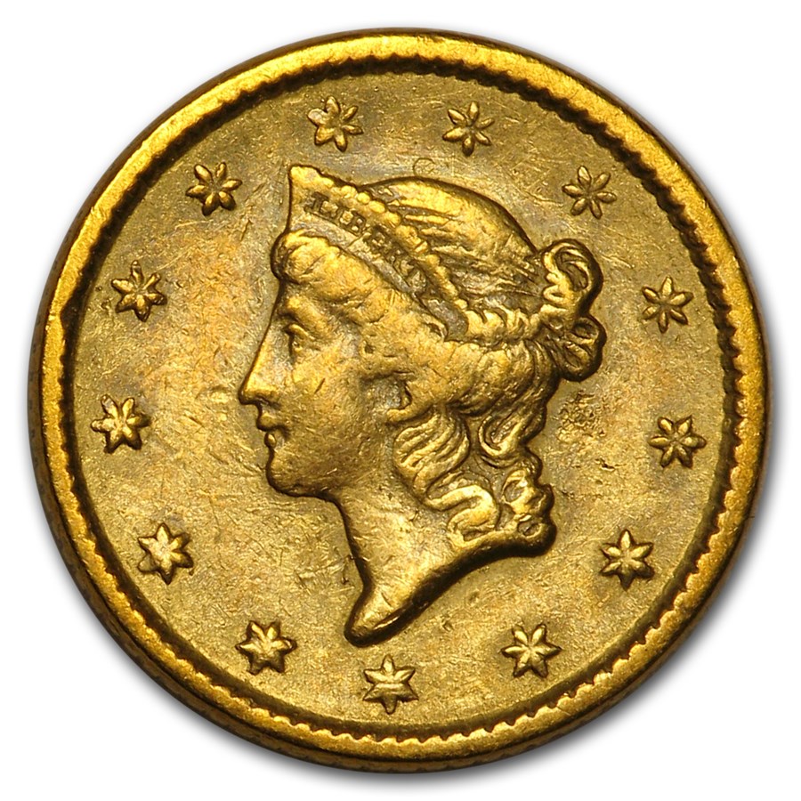 Buy 1851 $1 Liberty Head Gold XF | APMEX