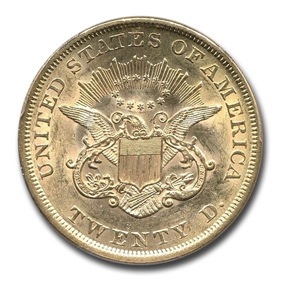 Buy 1851 $20 Liberty Gold Double Eagle AU-58 PCGS (SS Cen. America) | APMEX