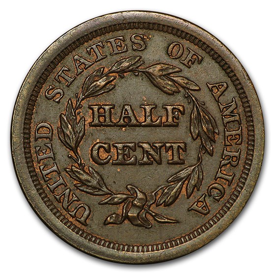 Buy 1851 Half Cent AU APMEX buy-1851-half-cent-au-apmex