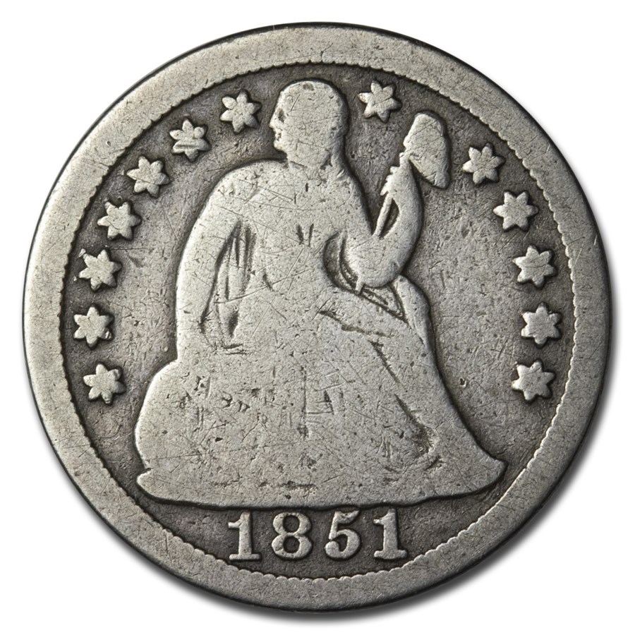 Buy 1851 Liberty Seated Dime VG | APMEX