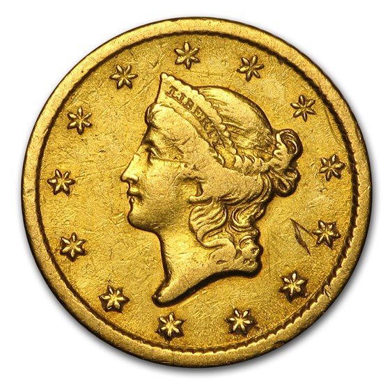 Buy 1851-O $1 Liberty Head Gold Dollar XF | APMEX