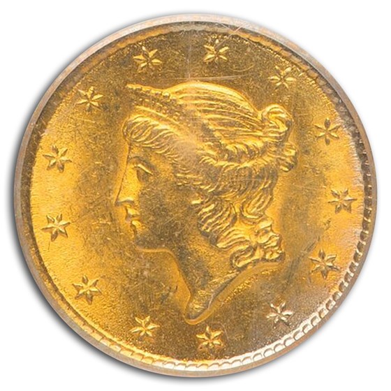 Buy 1851-O $1 Liberty Head Gold MS-63 PCGS | APMEX