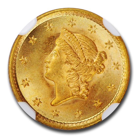 Buy 1852 $1 Liberty Head Gold Dollar MS-66 NGC | APMEX