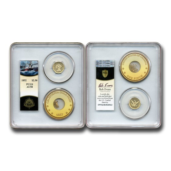 Buy 1852 $2.50 Liberty Gold Quarter Eagle AU-58 PCGS (SS Cen Am.) | APMEX