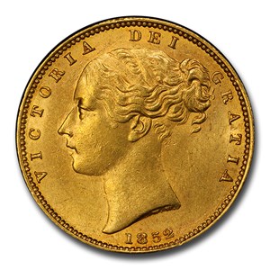 Buy 1852 Great Britain Gold Sovereign Victoria MS-62 | APMEX