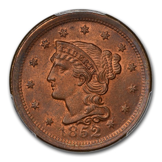 Buy 1852 Large Cent MS-65 PCGS (Red) | APMEX