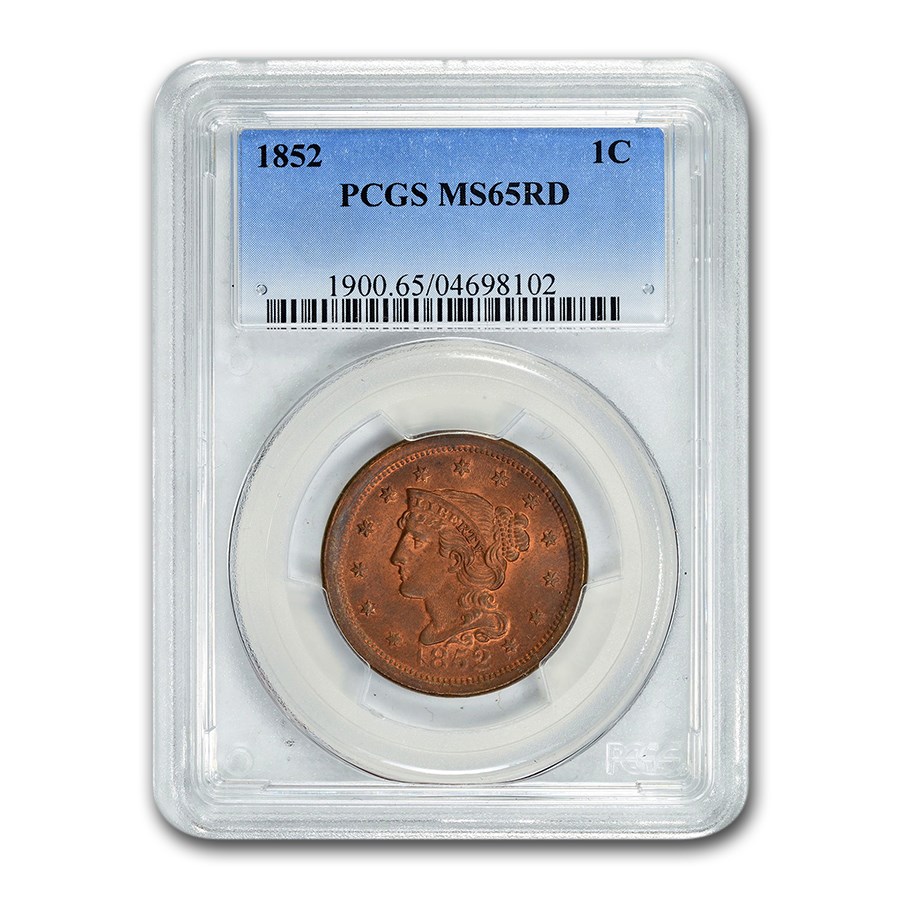 Buy 1852 Large Cent MS-65 PCGS (Red) | APMEX
