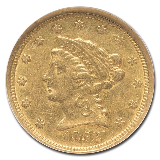 Buy 1852-O $2.50 Liberty Gold Quarter Eagle XF-45 NGC | APMEX