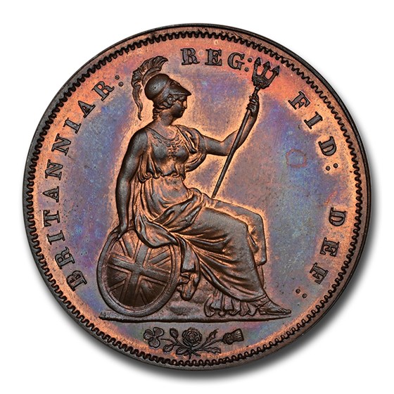 Buy 1853 Great Britain Penny Victoria PF-66 NGC (Red/Brown) | APMEX