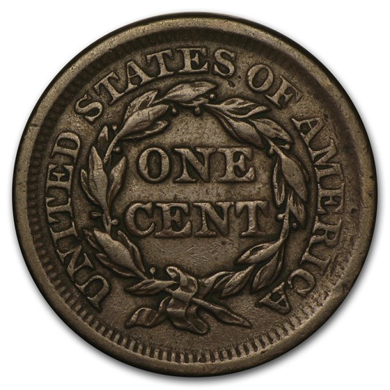 Buy 1853 Large Cent XF/AU Mint Error (Partial Collar) | APMEX