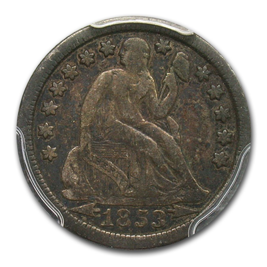 Buy 1853-O Liberty Seated Dime Fine-12 PCGS (Arrows) | APMEX