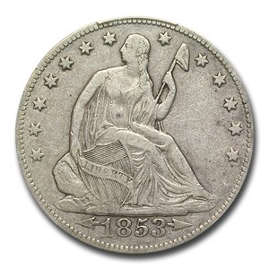1853-O Liberty Seated Half Dollar VF-30 PCGS