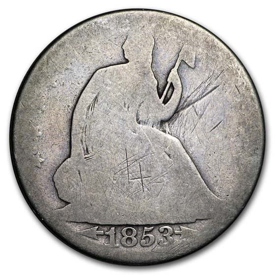 Buy 1853-O Liberty Seated Half Dollar w/Arrows & Rays AG | APMEX