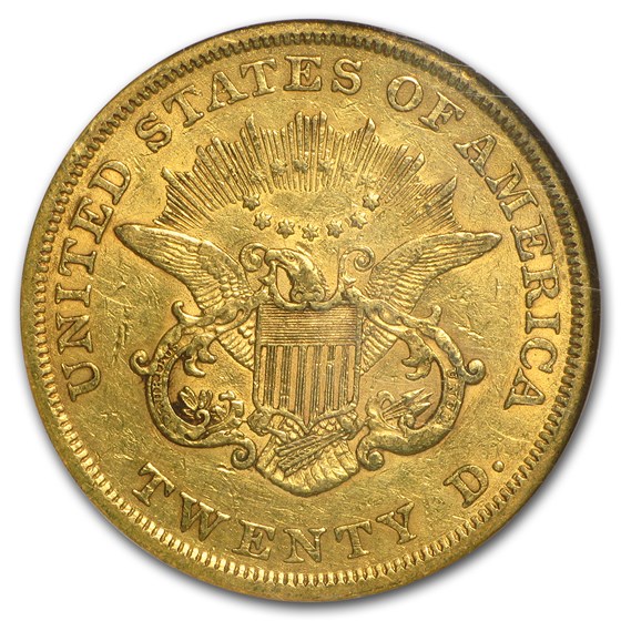 Buy 1854 $20 Liberty Gold Double Eagle AU-53 NGC (Small Date) | APMEX