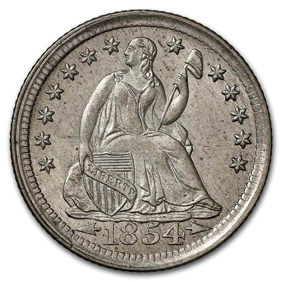 Buy 1854 Liberty Seated Half Dime MS-67 NGC (Arrows) | APMEX
