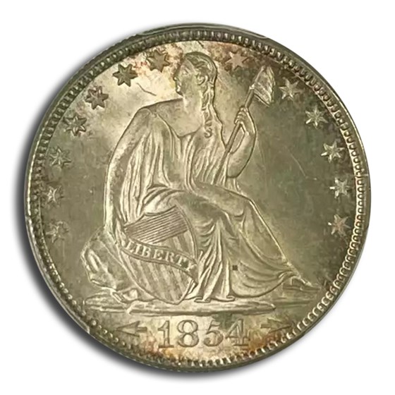 Buy 1854-O Liberty Seated Half Dollar MS-66 PCGS (Arrows) | APMEX