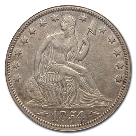 Buy 1854-O Liberty Seated Half Dollar XF-45 NGC (Arrows) | APMEX