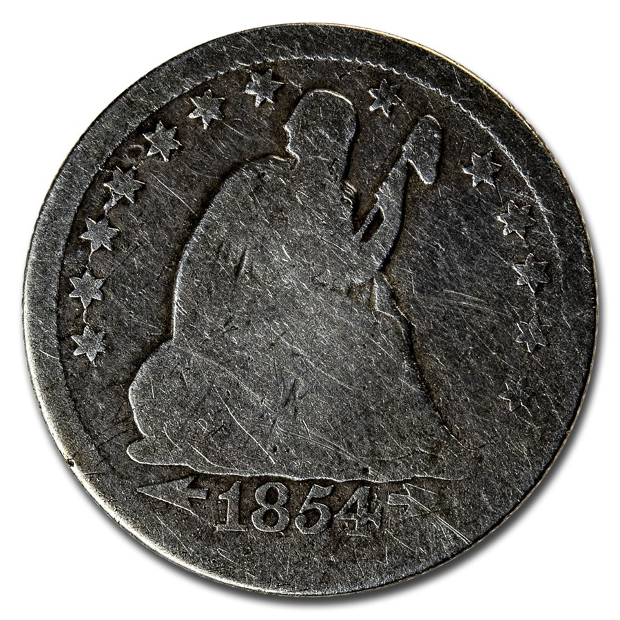 Buy 1854-O Liberty Seated Quarter Good | APMEX