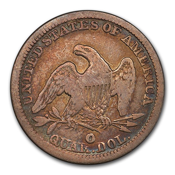 Buy 1854-O Liberty Seated Quarter VF-20 PCGS (Arrows, Huge O) | APMEX