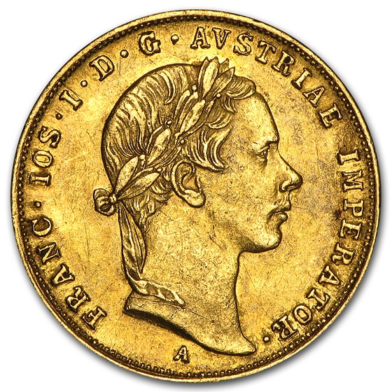Buy 1855-A Austria Gold 1 Ducat Franz Joseph VF | APMEX