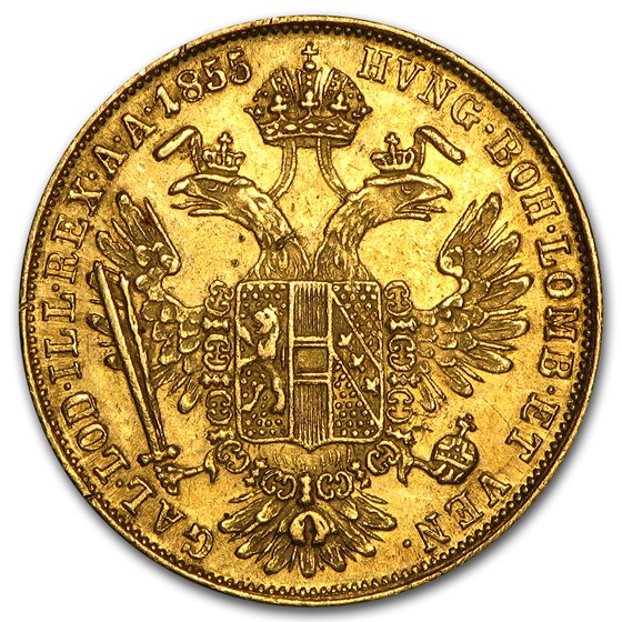 Buy 1855-A Austria Gold 1 Ducat Franz Joseph VF | APMEX