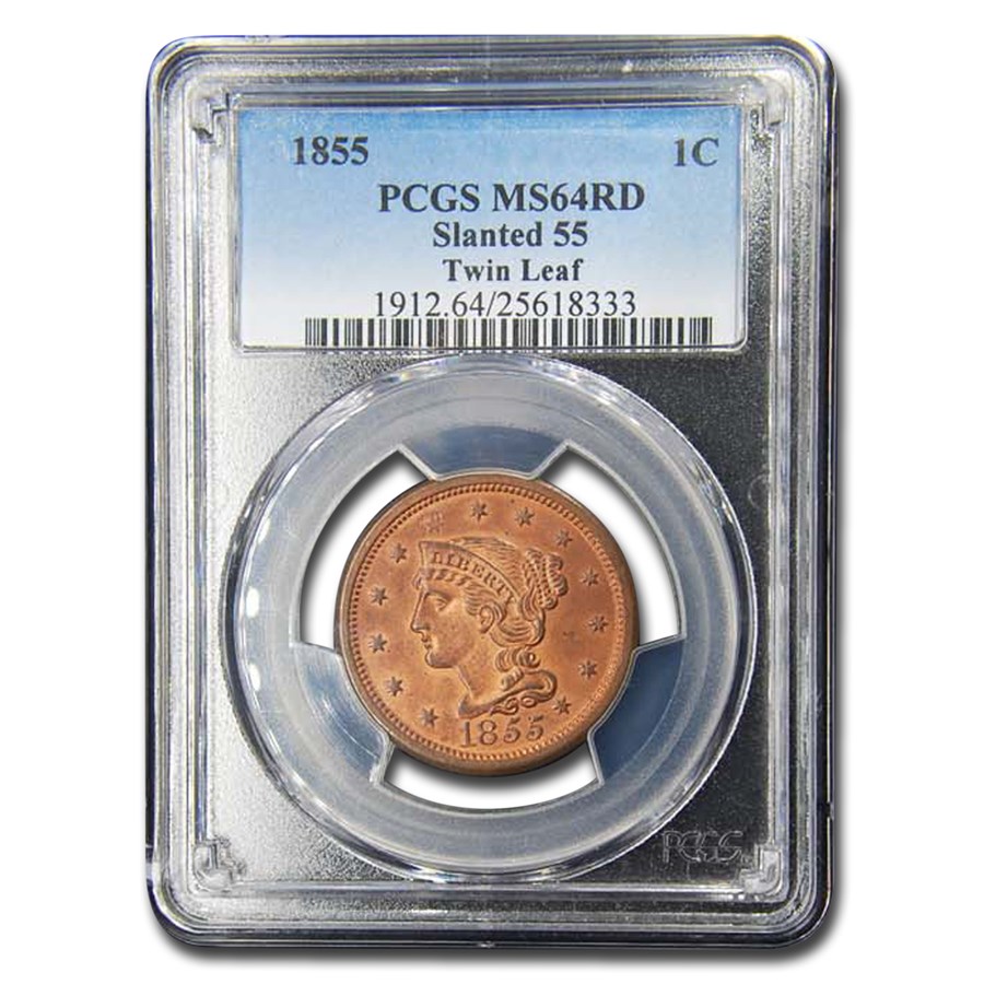 Buy 1855 Large Cent MS-64 PCGS (Red) | APMEX