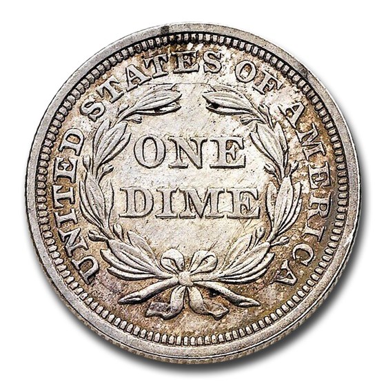 Buy 1855 Liberty Seated Dime MS-63+ NGC CAC | APMEX