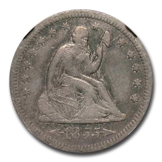 Buy 1855-O Liberty Seated Quarter VF-20 NGC (Arrows) | APMEX