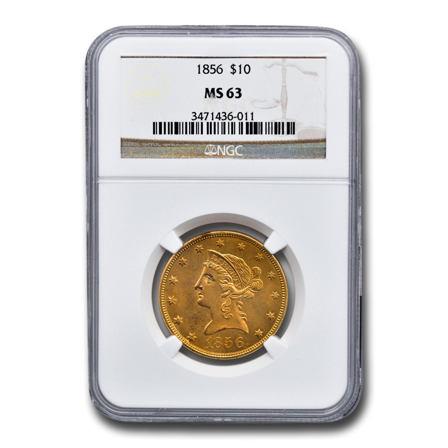 Buy 1856 $10 Liberty Gold Eagle MS-63 NGC | APMEX