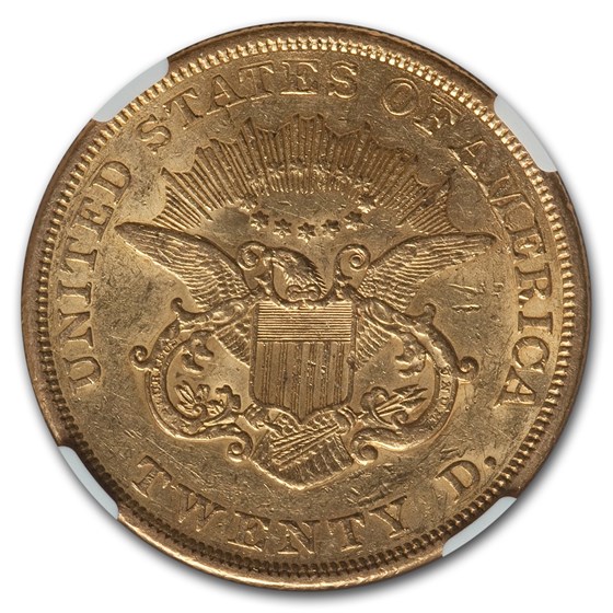 Buy 1856 $20 Liberty Gold Double Eagle AU-55 NGC | APMEX