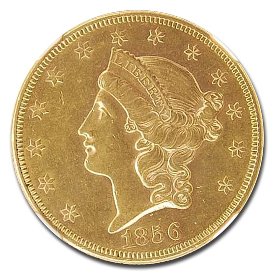 Buy 1856 $20 Liberty Gold Double Eagle AU-58 NGC | APMEX