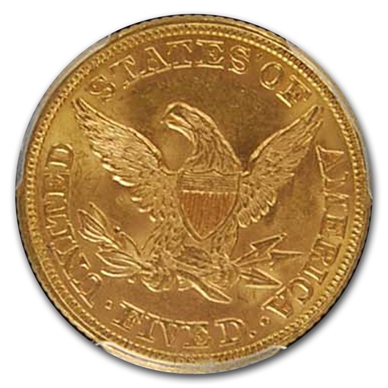 Buy 1856 $5 Liberty Gold Half Eagle MS-62 PCGS | APMEX