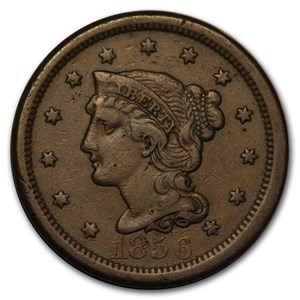 Buy 1856 Large Cent Upright 5 XF | APMEX