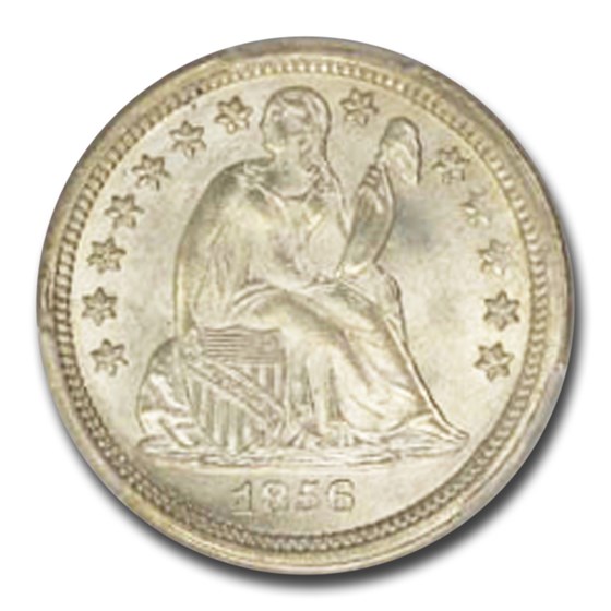 Buy 1856 Liberty Seated Dime MS-66 PCGS CAC (Small Date) | APMEX