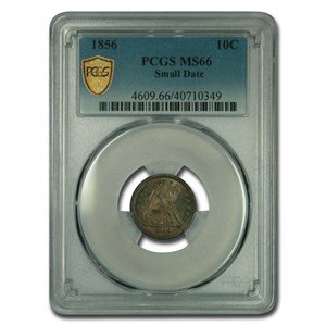 Buy 1856 Liberty Seated Dime MS-66 PCGS (Small Date) | APMEX