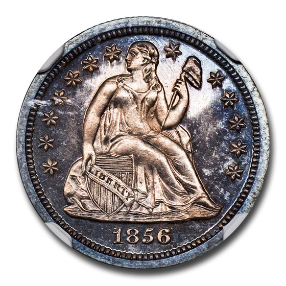 Buy 1856 Liberty Seated Dime PF-66 Cameo NGC | APMEX