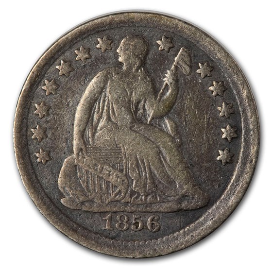 Buy 1856 Liberty Seated Half Dime VF (Details) | APMEX