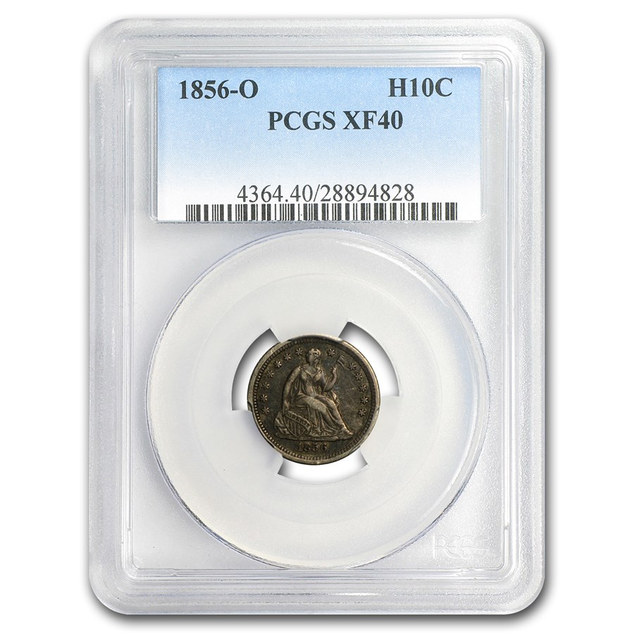 Buy 1856-O Liberty Seated Half Dime XF-40 PCGS | APMEX