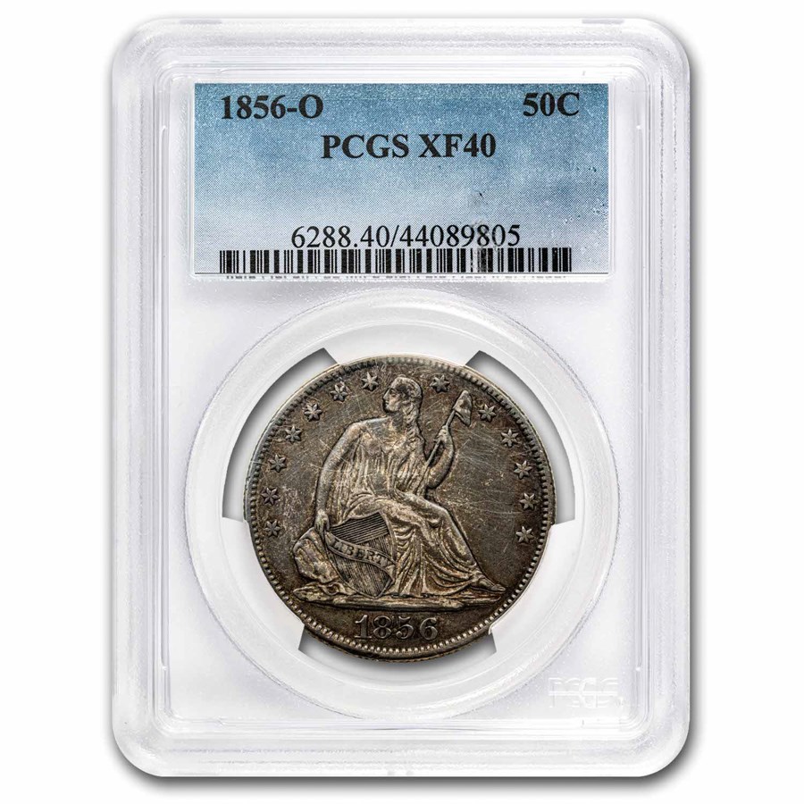 Buy 1856-O Liberty Seated Half Dollar XF-40 PCGS | APMEX