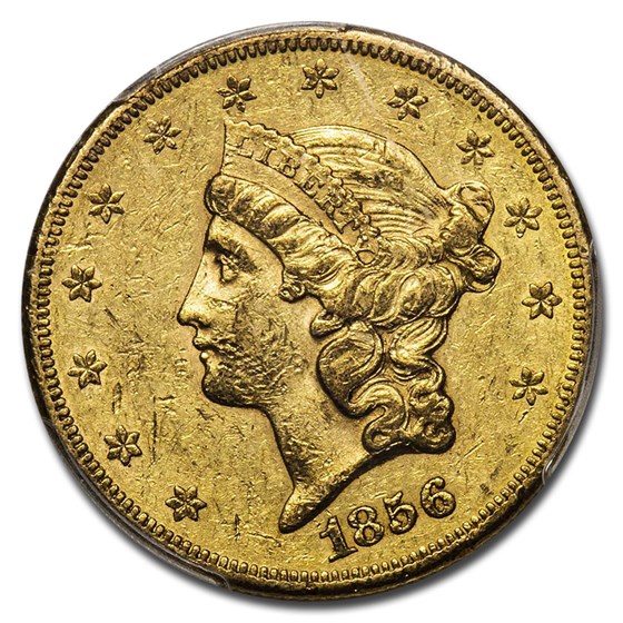 Buy 1856-S $20 Liberty Gold Double Eagle AU-50 PCGS | APMEX