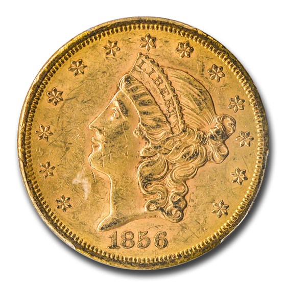 Buy 1856-S $20 Liberty Gold Double Eagle AU-58 PCGS | APMEX