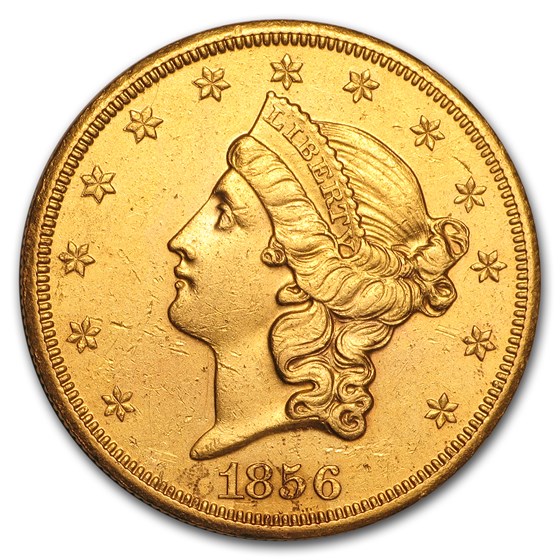 Buy 1856-S $20 Liberty Gold Double Eagle AU Details (Cleaned) | APMEX
