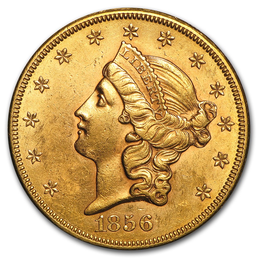 Buy 1856-S $20 Liberty Gold Double Eagle AU | APMEX