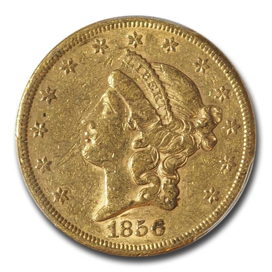 Buy 1856-S $20 Liberty Gold Double Eagle XF-40 PCGS | APMEX