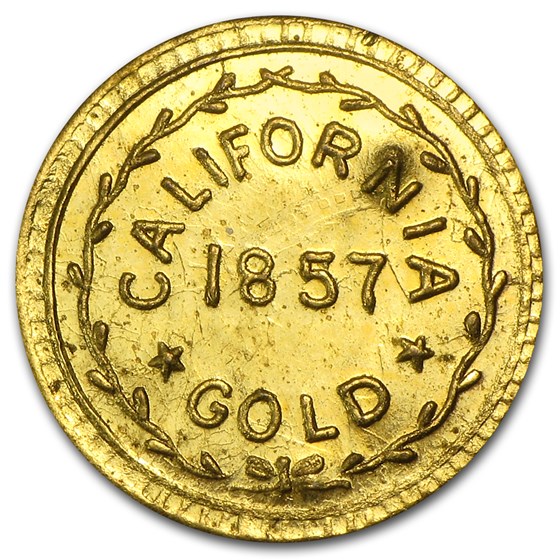 Buy 1857 Indian Round California Gold Token AU | APMEX