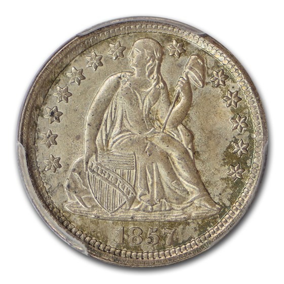 Buy 1857 Liberty Seated Dime MS-65 PCGS | APMEX
