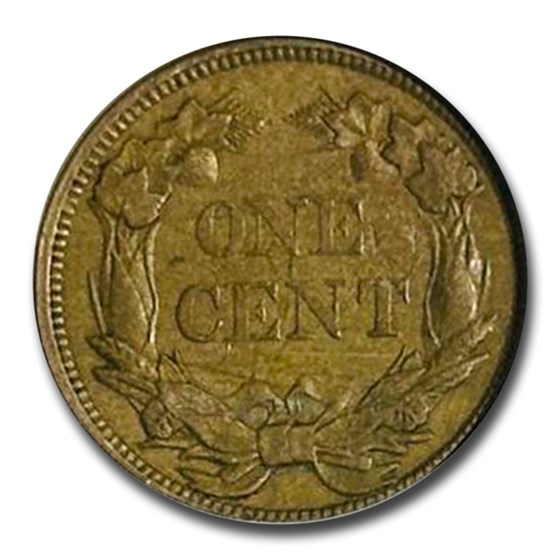 1858 Flying Eagle Cent AU-50 NGC (Small Letters)
