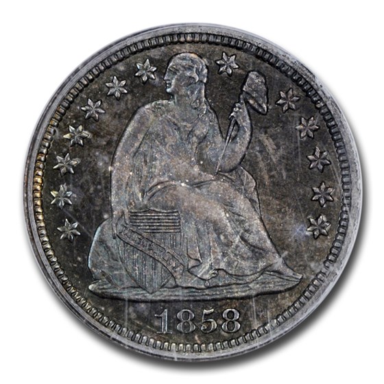 Buy 1858 Liberty Seated Dime PR-66 PCGS CAC | APMEX